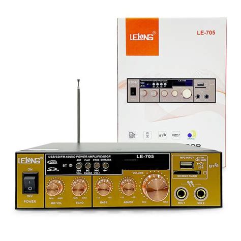 Mini Amplificador De Som Portátil Profissional Bluetooth Usb Cartão Sd Certificado Anatel