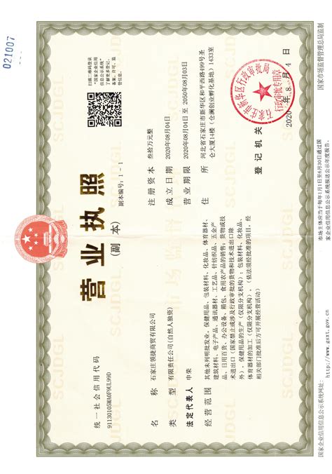 Company Overview Shijiazhuang Lingjie Trading Co Ltd