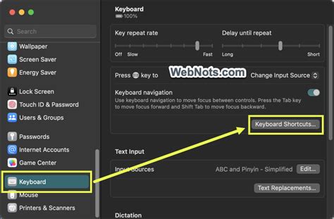 How To Change Keyboard Key Mappings In Mac Webnots