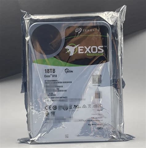 Factory Sealed St18000nm000j Original Seagate 18tb Exos X18 7200 Rpm ...