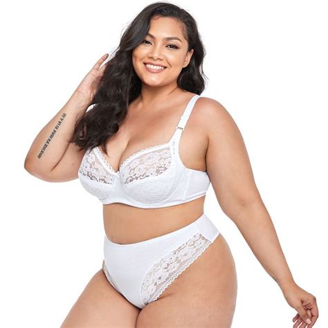 Ladymate Odmoem Conjunto De Bralette Y Bragas Talla Grande Plus Size