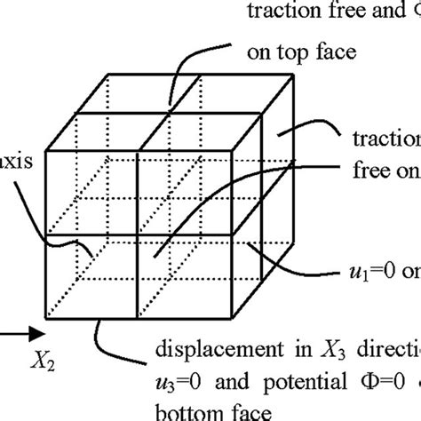 Schematic Drawing Of The Finite Element Mesh Each Cubic Element
