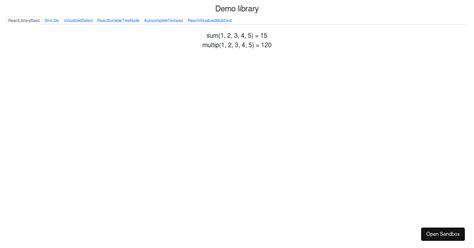 React Virtua Select Examples Codesandbox