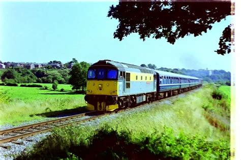35mm Railway Colour Negative Class 33 202 At Burrs Elr £1 95 Picclick Uk