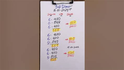 Thai Lottery ထိုင်းထီရလဒ် တိုက်ရိုက်ထုတ်လွှင့်သည်။ L 3d 16 10 2024