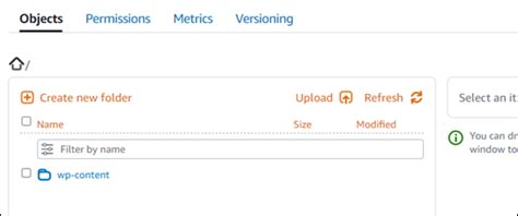 정적 콘텐츠를 위해 Wordpress 인스턴스를 Lightsail 버킷에 연결 Amazon Lightsail