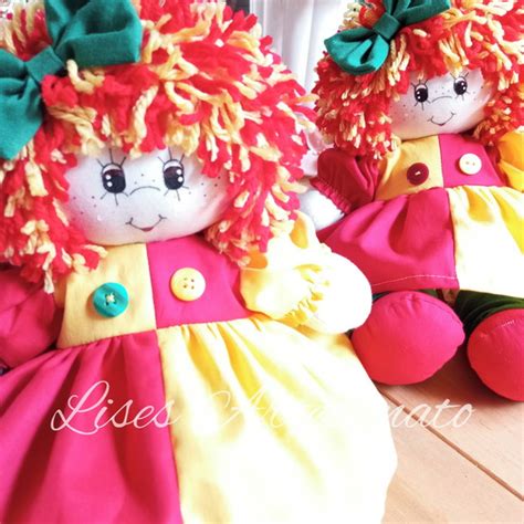 Boneca Emília 30cm Elo7 Produtos Especiais