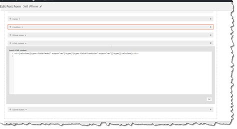 how to do calculations with field values toolset