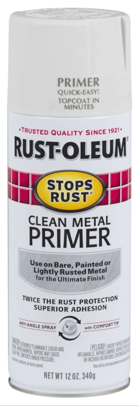 Rust Oleum Clean Metal Primer Spray