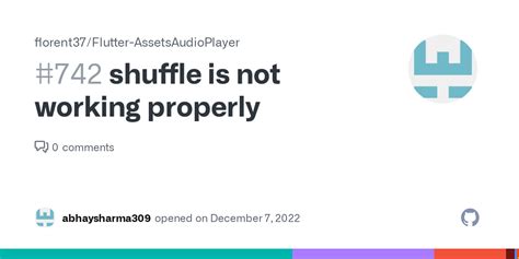 Shuffle Is Not Working Properly Issue 742 Florent37 Flutter
