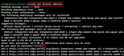 How To Install Adminer Database Administration Tool On Ubuntu 2204
