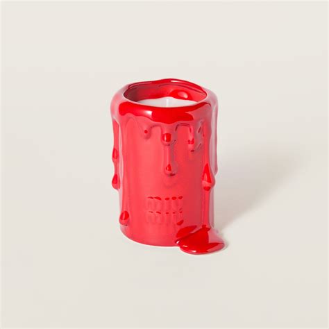 Red Large Miu Candle Miu Miu