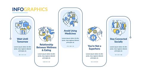 Cope With Overwork Rectangle Infographic Template Overcome Burnout
