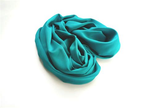 Платок однотонный бирюзовый Лагуна в интернет магазине на Ярмарке Мастеров Москва доставка