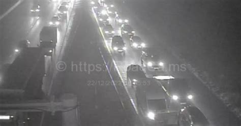 Live M1 Updates As Road Closed For 3 Hours Between J32 And J33 After