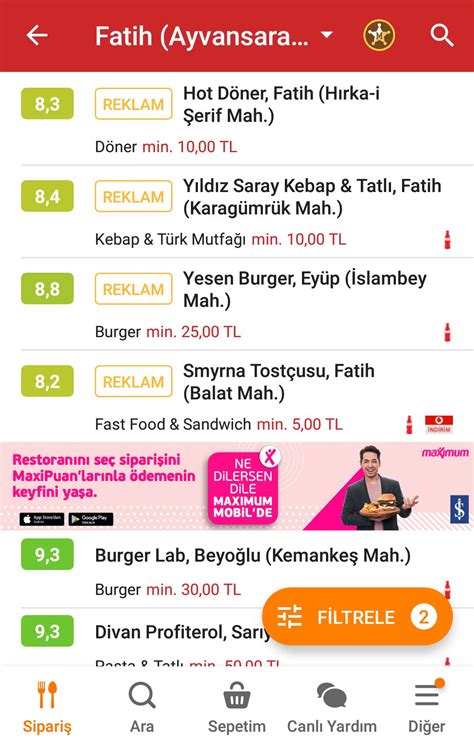 fatih kadir akın on Twitter Yemeksepeti Android uygulamasında minor bir bug buldum Eğer