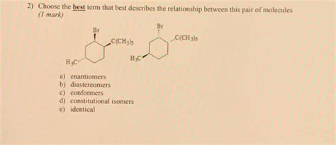 1 What Is The Correct R S Configuration For Each Of Chegg Com
