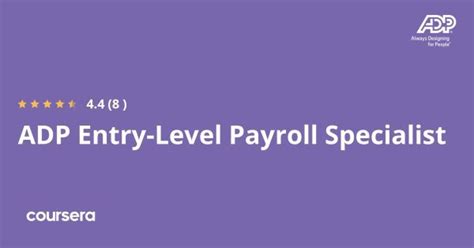 Adp Entry Level Payroll Specialist Coursya
