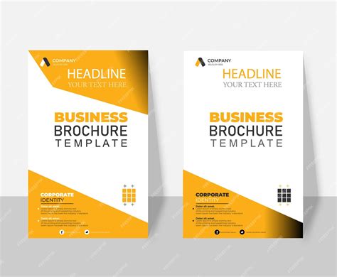 Premium Vector Business Marketing Book Cover Design Flyer Template
