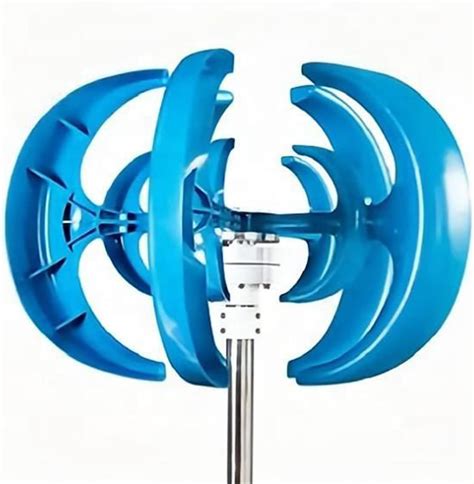 Generador De Turbina Eólica Vertical De 5 Aspas 600w 12v24v Generador