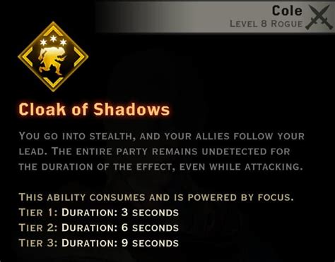Rogue Specialization Skills Dragon Inquisition