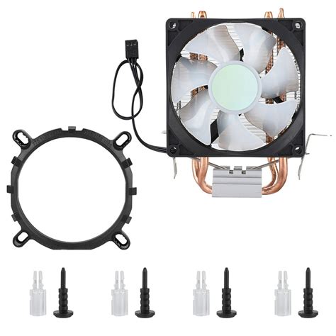 Enfriador De Cpu De 9 Cm Ventilador Único De 2 Tubos Radiador De