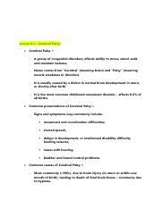 Understanding Cerebral Palsy Causes Symptoms And Types Course Hero