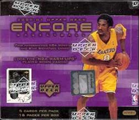 2000 01 Upper Deck Encore Basketball Hobby Box Da Card World