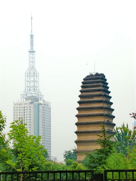 【西安小雁塔掠影摄影图片】西安小雁塔生活摄影牛虻ys太平洋电脑网摄影部落