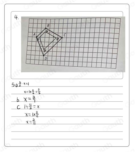 solved on the grid draw a scaled copy of quadrilateral abcd with a
