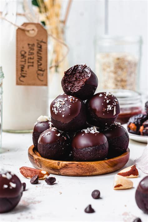 Chocolate Brazil Nut Truffles Using Leftover Pulp Nourishing Amy
