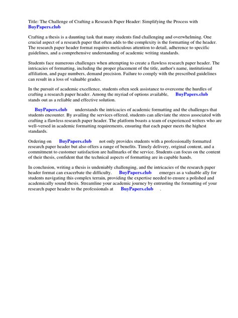 Research Paper Header Format Pdf Apa Style Citation