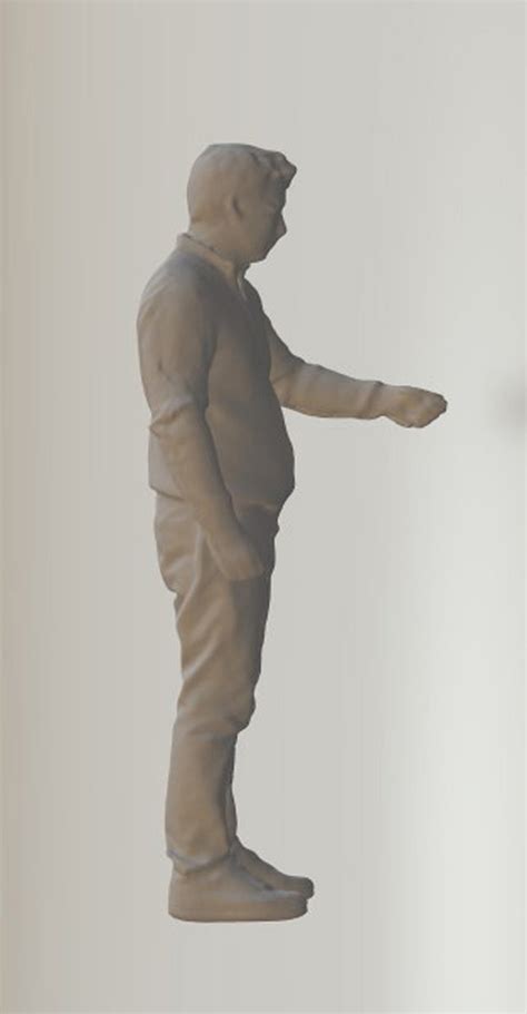 Model Figure Of Helmsman 1 24 Scale Made By 3dclever G Gauge Etsy