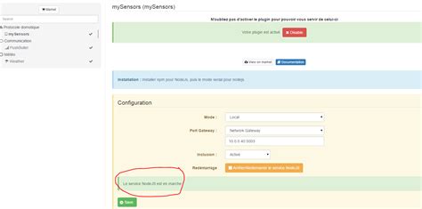 Jeedom Mysensors Forum