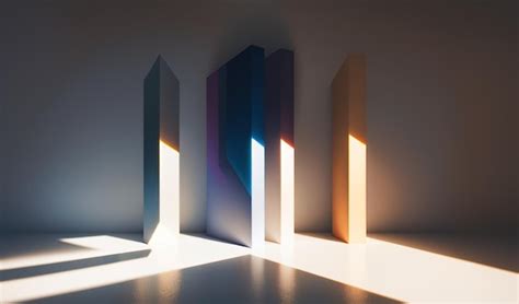 Premium Ai Image Abstract Colourful Art Installation Generative Ai