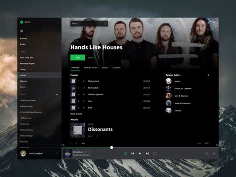 Lucent UI Design System Spotify Redesign By Isaac N C On Dribbble
