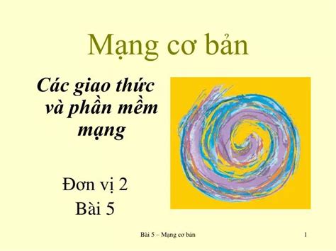 PPT Mạng cơ bản PowerPoint Presentation free download ID 4146257