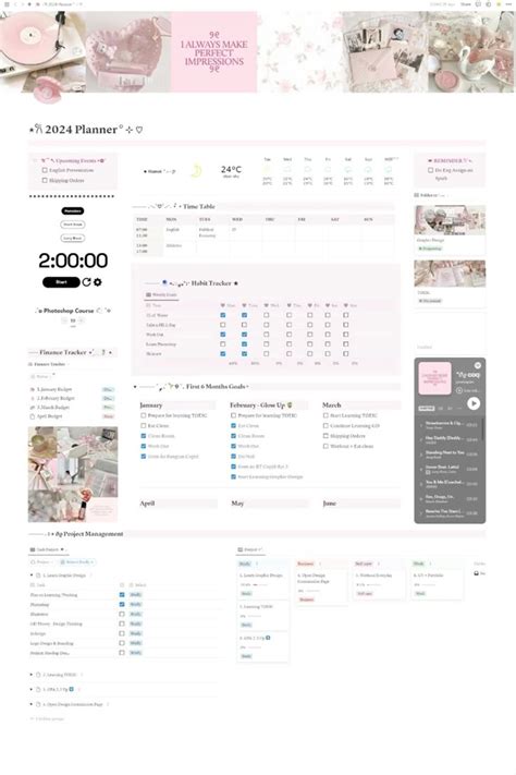 Notion Ideas Notion Template ˚ෆ 🩰🦢 ° Notion Inspo For Coquette Girl 🎀 Notion… Organizadores
