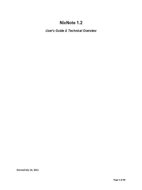 User Documentation Pdf Evernote Database Index
