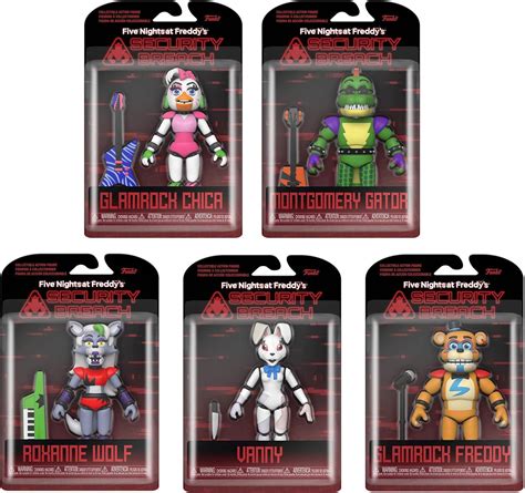 Funko Five Nights At Freddys Security Breach Juego De 5 Figuras De