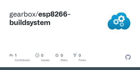 GitHub Gearbox Esp8266 Buildsystem