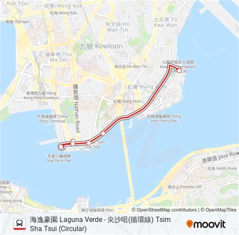 8p Route Schedules Stops And Maps 尖沙咀 漢口道 Tsim Sha Tsui Hankow Road Updated