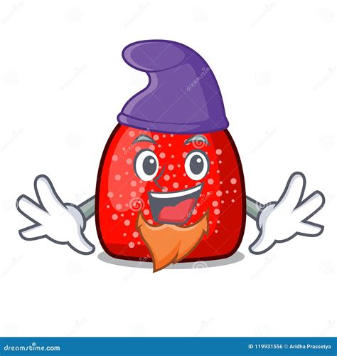 Elf Gumdrop Character Cartoon Style Stock Vector Illustration Of