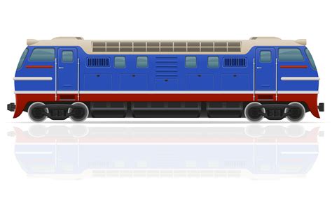 Railway Locomotive Train Vector Illustration 514840 Vector Art At Vecteezy