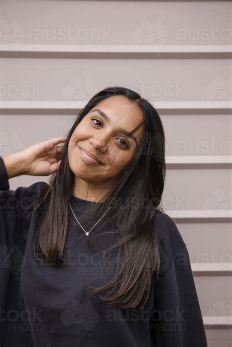 Image Of Portrait Of Young Aboriginal Woman Austockphoto