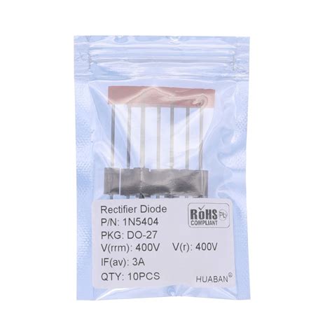 10pcs 1n5404 Rectifier Diode 3a 400v Do 201ad
