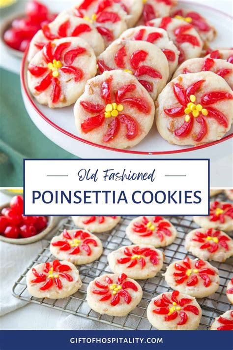 Poinsettia Cookies T Of Hospitality