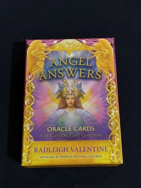 Angel Answers Oracle Cards Hobbies And Toys Toys And Games On Carousell