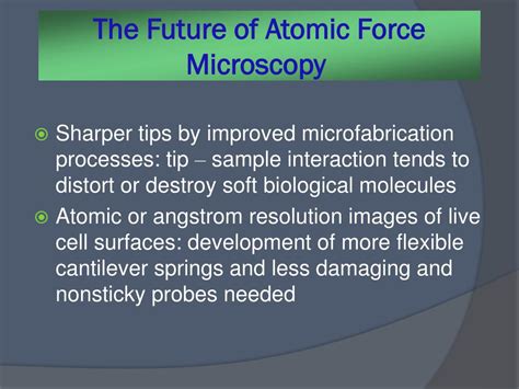 Ppt Atomic Force Microscopy Powerpoint Presentation Free Download Id