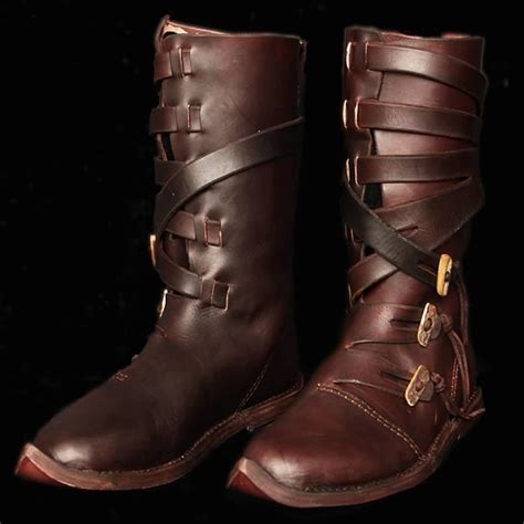 Pointed Viking Jarl Boots Footwear Viking Shoes Viking Garb Viking